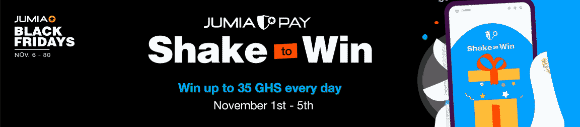 Shake to Win Amazing Prize with Jumia - Jumia Ghana