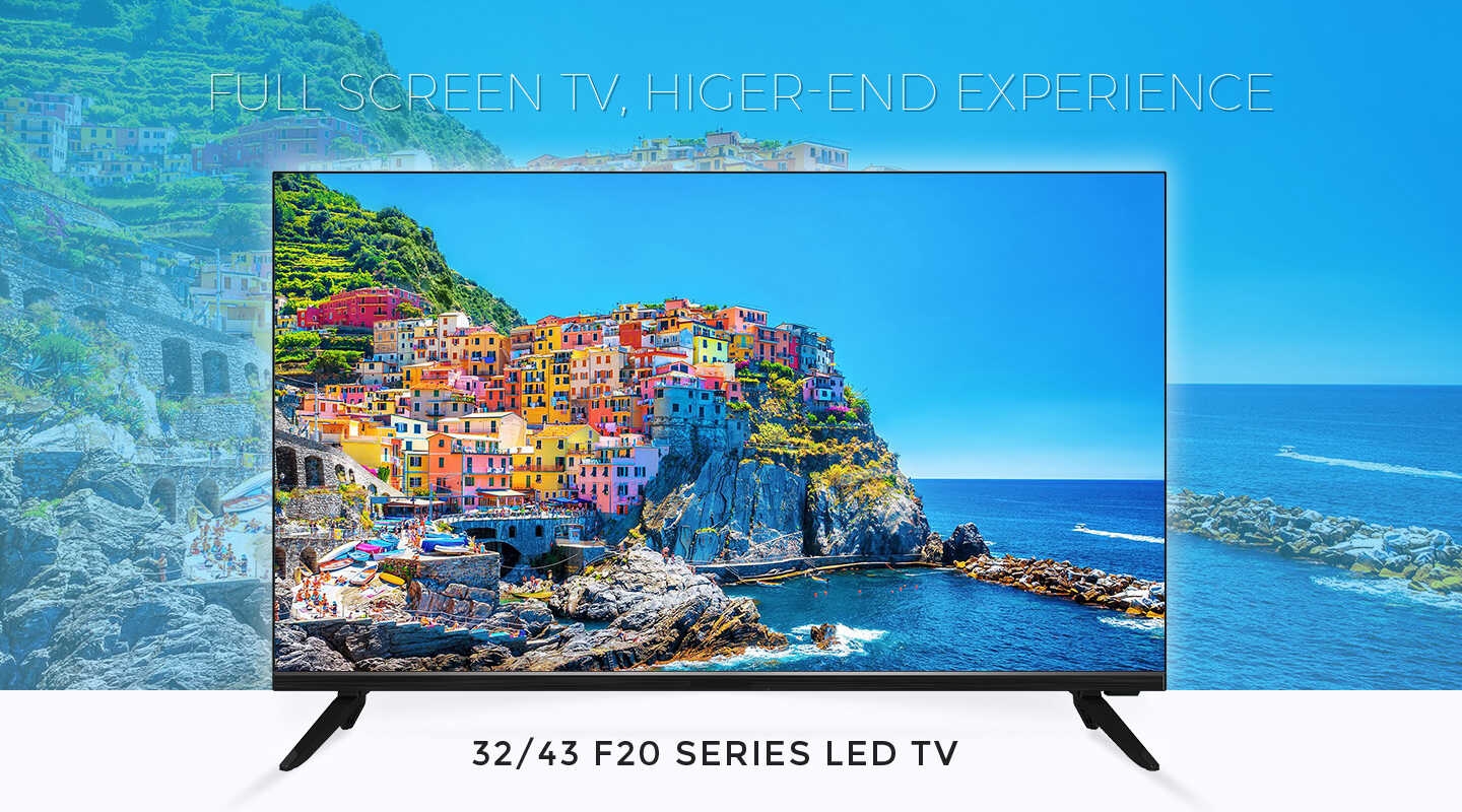 Mooved 43H22 LED Digital Satellite Full Screen TV - 43" Black ...