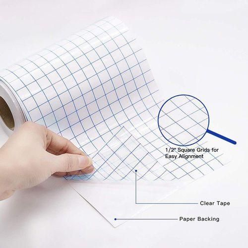 Shop Generic Vinyl Application Transfer Paper Clear Tape With Grid ...