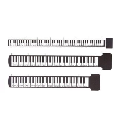 Shop Generic 88 Key 61 Key 54 Key Transparent Staff Notation Piano Key ...