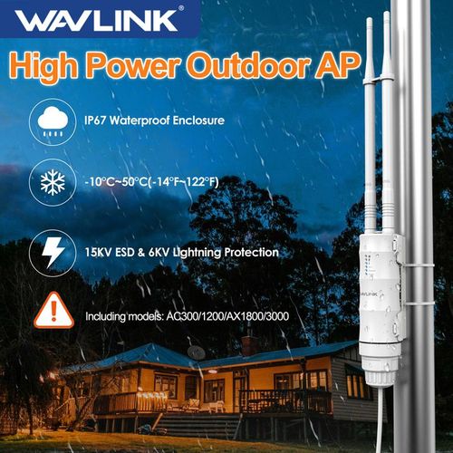 Shop Generic WAVLINK High Power Long Range Outdoor Weatherproof WiFi ...