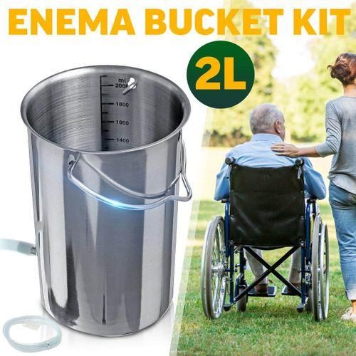 Shop Generic 2L Stainless Steel Reusable Enema Colonic Irrigation ...