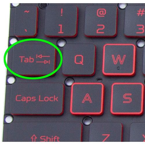 Shop Generic Keycap Key Cap For Acer Nitro 5 AN515-51 AN515-52 AN515-53 ...