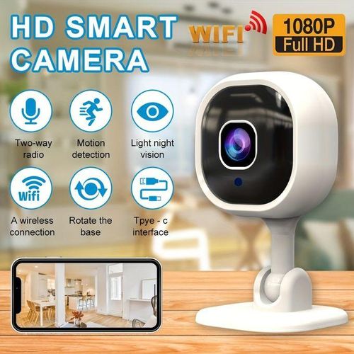 Shop Generic Indoor Security Camera Mini Surveillance IP Cam Supports ...