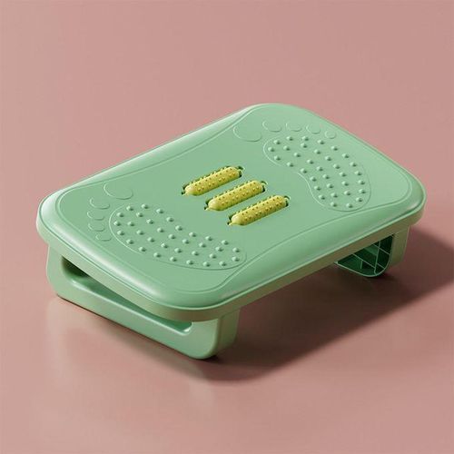 Shop Generic Foot Stool Foot Rest Under Desk With Roller Green Online ...