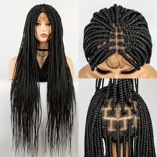 Shop Generic Synthetic 9X6 Frontal Knotless Box Braided Cornrow Box ...