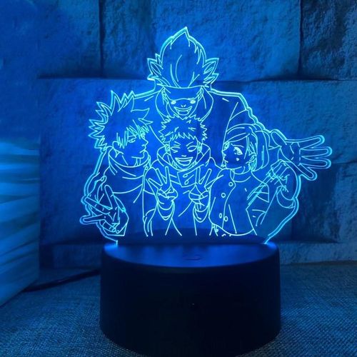 Shop Generic Jujutsu Kaisen Cartoon Ryomen Sukuna Satoru Gojo 3D Visual ...
