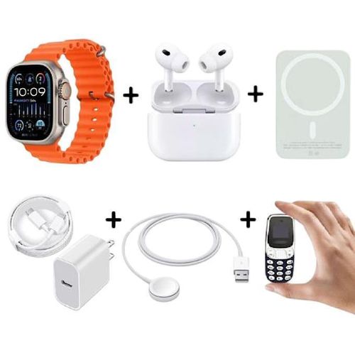Shop Generic X9 Plus Smartwatch and Feature Phone Set Online | Jumia Ghana