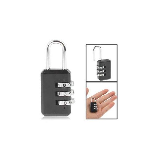 Shop Generic 3 Digit Resettable Combination Security Travel Lock Online ...