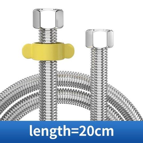 Shop Generic Stainless Steel Bellows Metal Water Heater Toilet Water ...