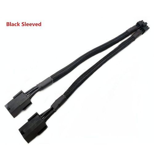 Shop Generic 20cm Mini 12pin To Dual 6pin Gpu Splitter Graphics Power ...