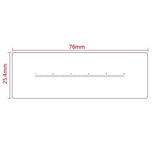 Shop Generic Microscope Special Micrometer Calibration Film Ruler Grid ...