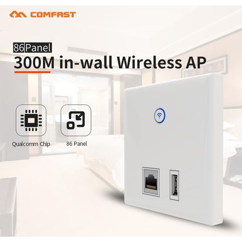Shop Generic 300Mbps Wifi In-wall AP RJ45 Port Usb 2.4Ghz Wi-fi Router ...