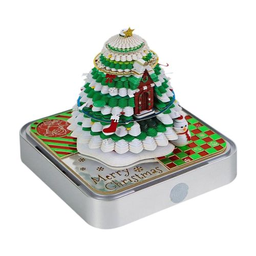 Shop Generic Panoramic Papercut Calendar Christmas Tree 2025 Table ...