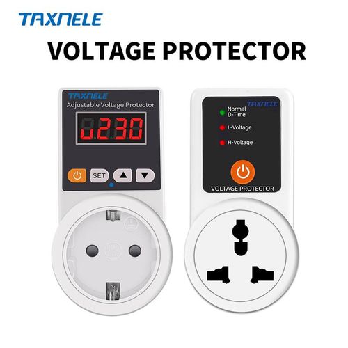 Shop Generic Automatic Voltage Protector Socket AC 220V Adjustable 16A ...