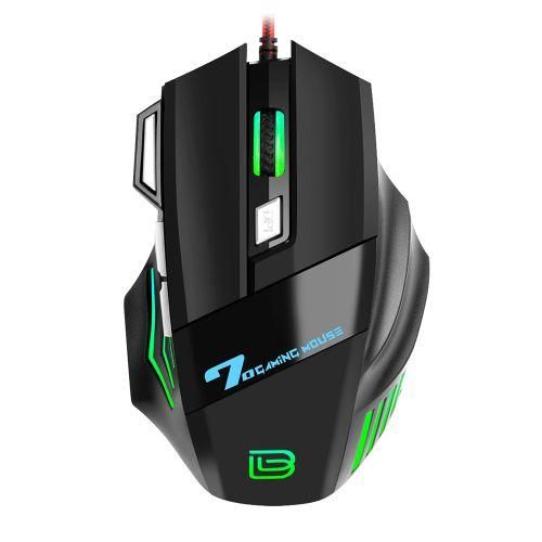 Shop BAJEAL G5 Wired RGB Gaming Mouse RGB 7 Keys Ergonomic Mice 4gear ...
