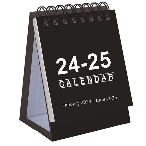 Shop Generic Note Recording Desk Calendar 2024-2025 Portable Twin-wire ...