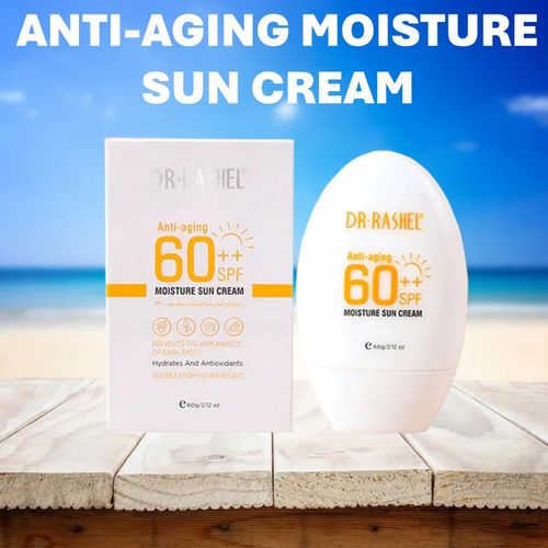 Shop Dr. Rashel Anti-Aging Moisture Sun Cream SPF60 - 60g Online | Jumia Ghana