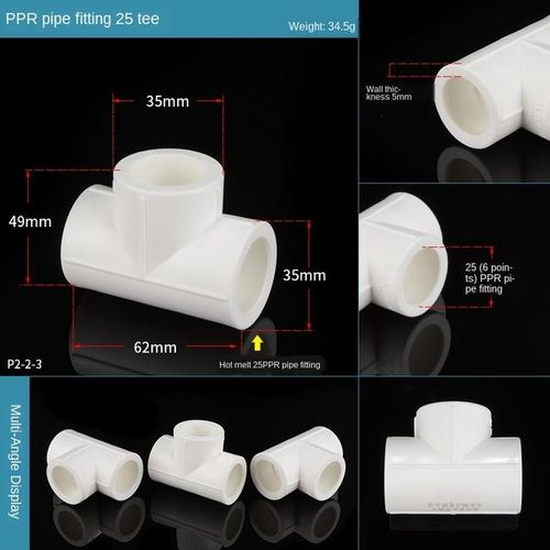 Shop Generic Pipes Ppr Outer Wire Tee Ppr Inner Tooth Tee Ppr Water ...