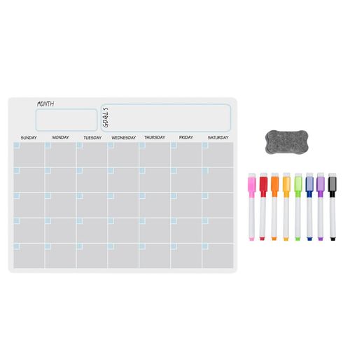 Shop Generic A3 Magnetic Whiteboard Dry Erase Calendar Set Whiteboard ...