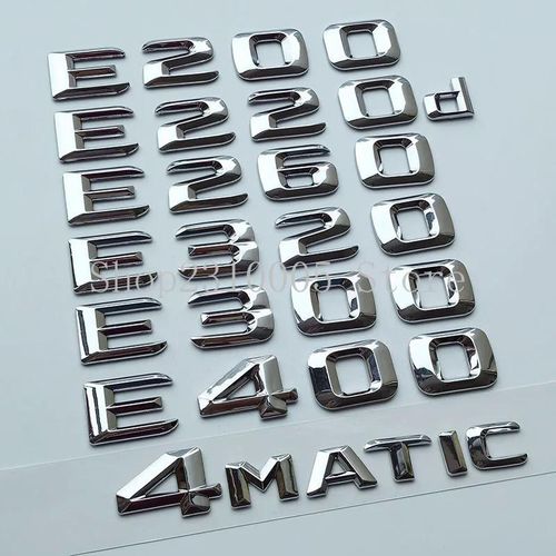 Shop Generic 2015 Sharp Chrome Letters Number Trunk Rear Badge Emblem ...