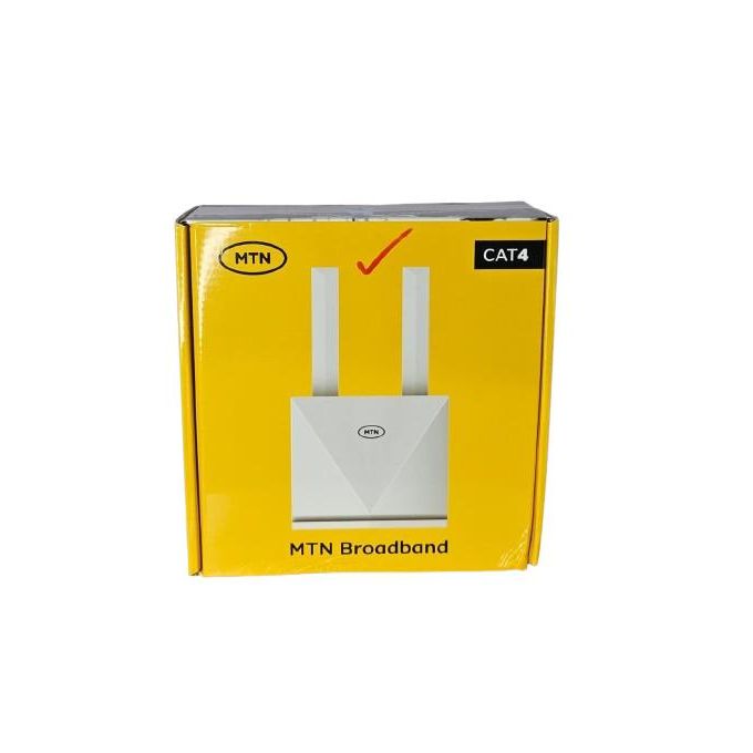 Shop ZTE MTN K10 4G LTE Cat 4 Mobile Wi-Fi Router With Mini UPS-White ...