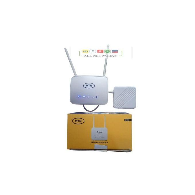 Shop MTN Universal Broadband 4G Router + Free Power Bank - White Online ...