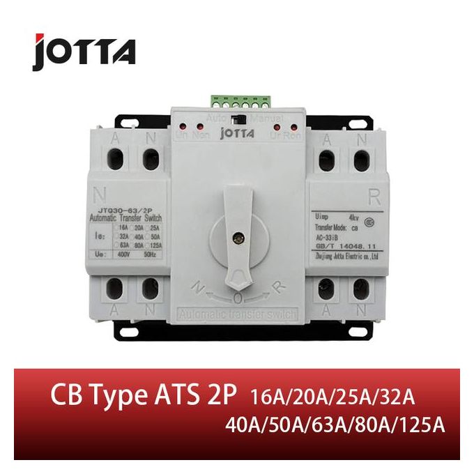 Shop Generic Jotta Ats 2p Dual Power Automatic Transfer Switch 2p ...