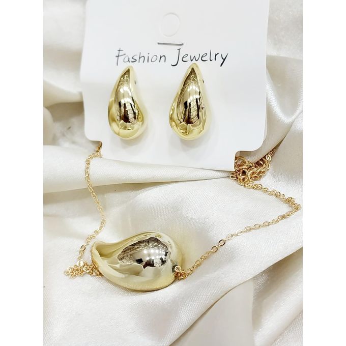 Shop Generic Gold Plated Stainless Steel Teardrop Jewelry