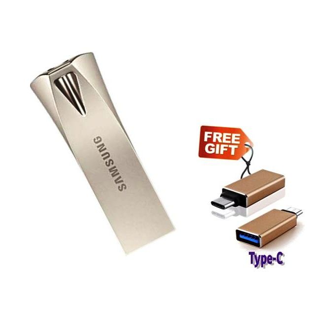 Shop Samsung Metallic USB 3.1 Pendrive - 32GB - Silver + Free Type-C ...