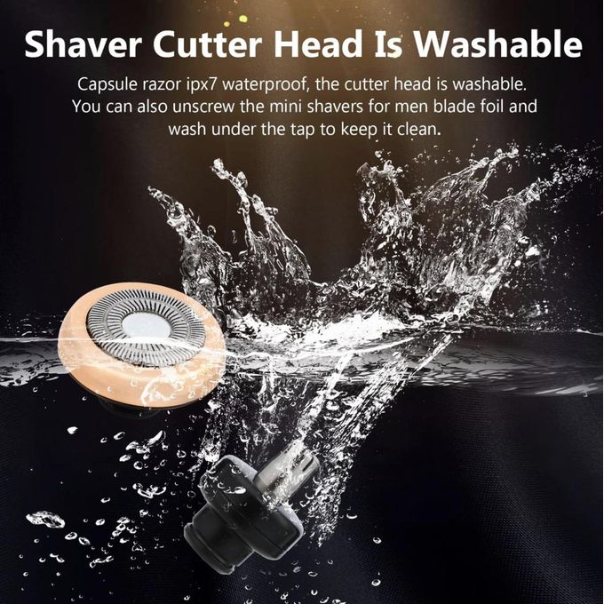 Shop Advenza Mini Electric Travel Beard Clipper for Men Rechargeable ...