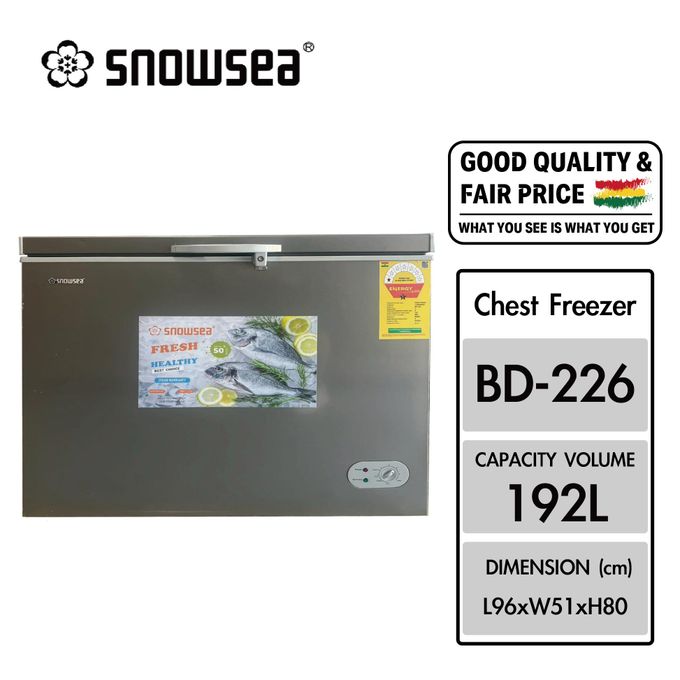 Shop Snowsea 192Litre Chest Freezer With Sliding Glass