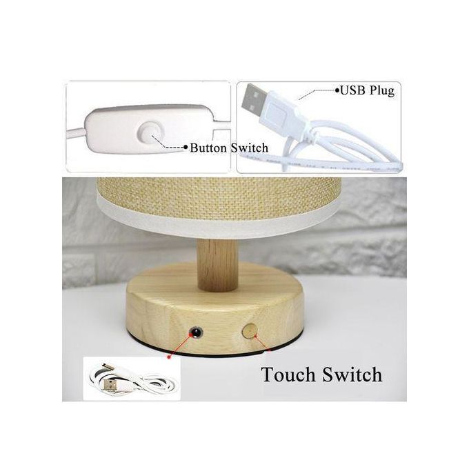 Shop Generic Decorative Nordic USB Table Lamp Bedroom