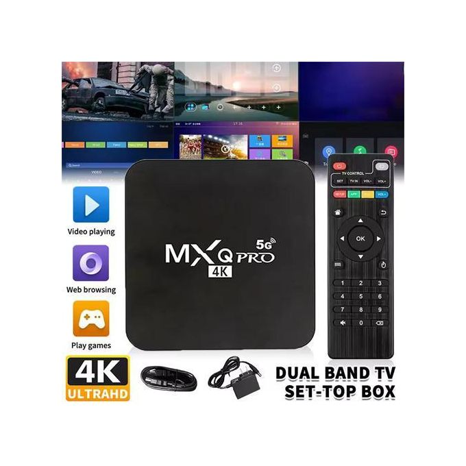 Shop Generic 4K TV Box MXQ Pro 5G Smart TV Box Android 10.0 OS 2.4/5G ...