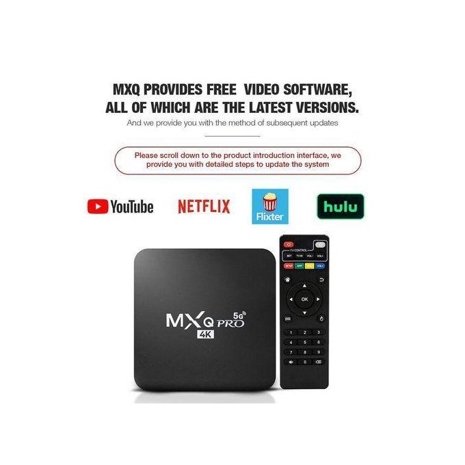 Shop Generic 4K TV Box MXQ Pro 5G Smart TV Box Android 10.0 OS 2.4/5G ...
