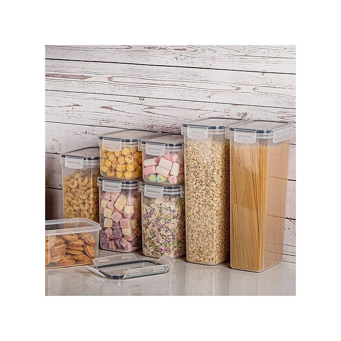 Shop White Label 8pcs Airtight Food Storage Container Set Online ...