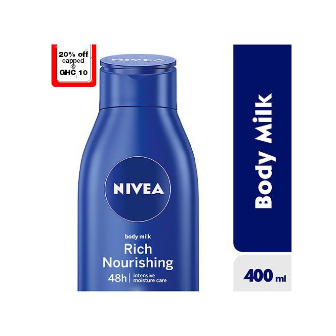 Shop NIVEA Rich Nourishing Deep Moisture Serum Body Milk - 400ml Online ...