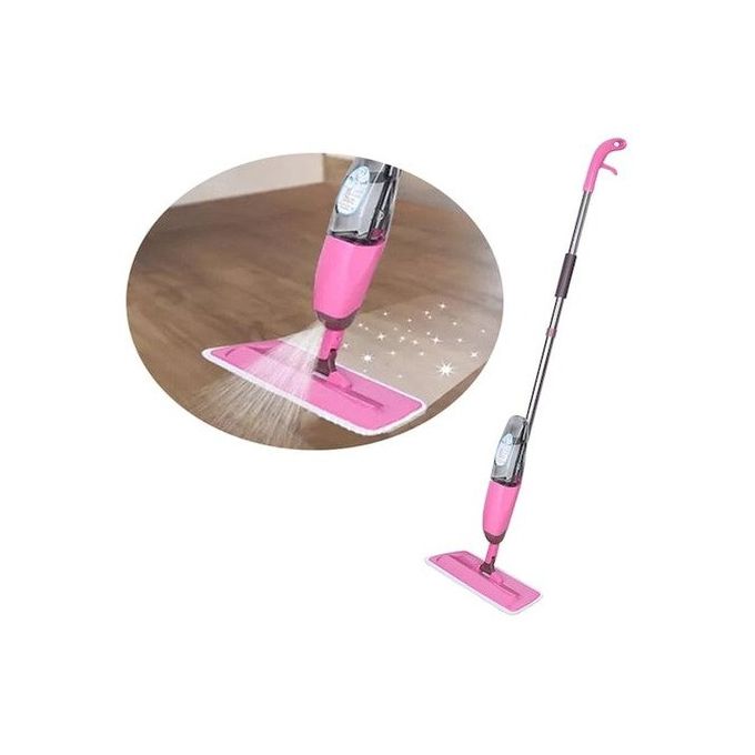 Shop Royal Spirit 360 Spray Mop With Microfiber Cloth - Pink Online ...