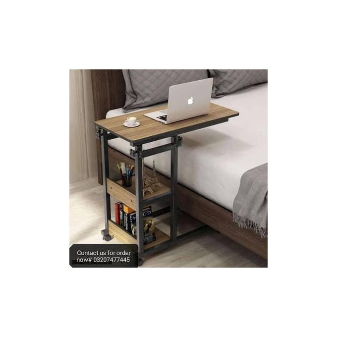 Shop Generic Adjustable laptop table- Black/ wood Online