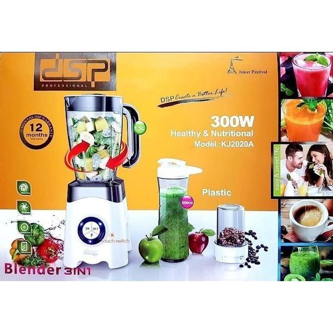 Shop Dsp 1.5L - 3 in 1 Turbo Blender With Dry Mill + Smoothie Maker ...