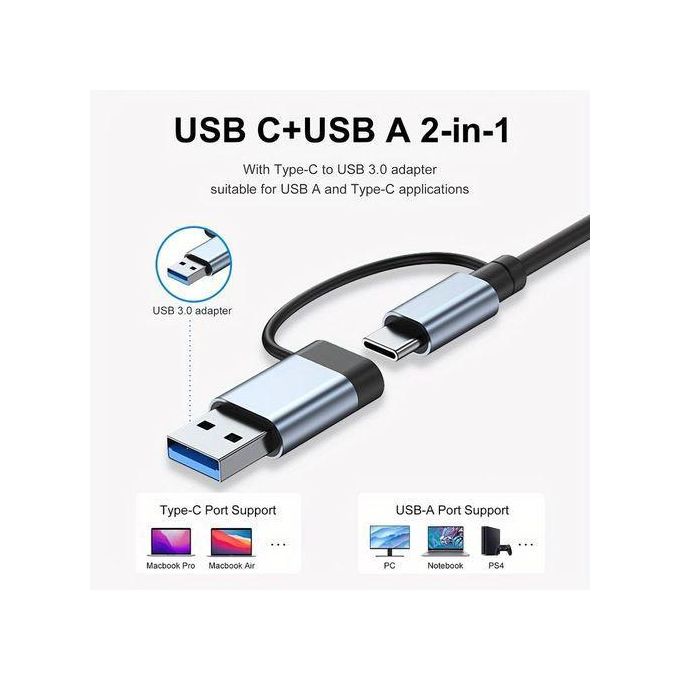 Shop Generic 7 In 1 Multi Ports USB Type C Hub Splitter Adapter ...