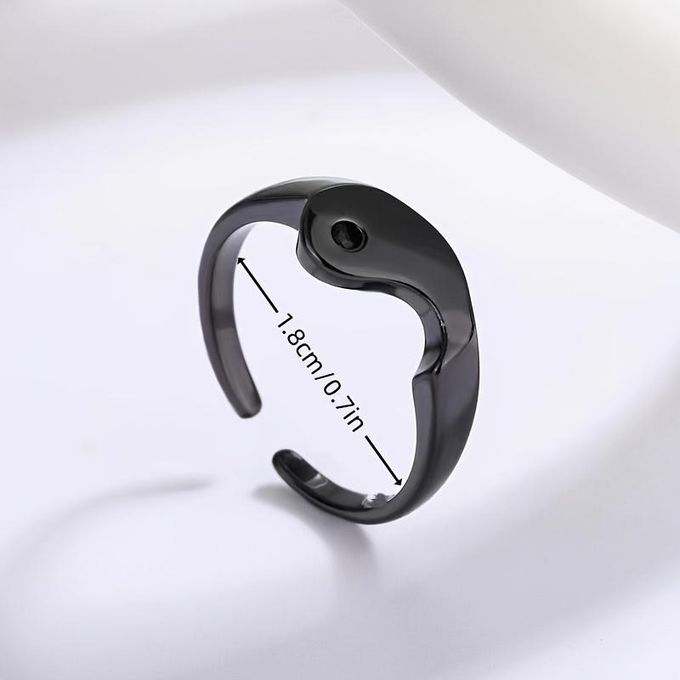 Shop Fashion 6pcs Yin Yang Tai-Chi Couple Matching Rings