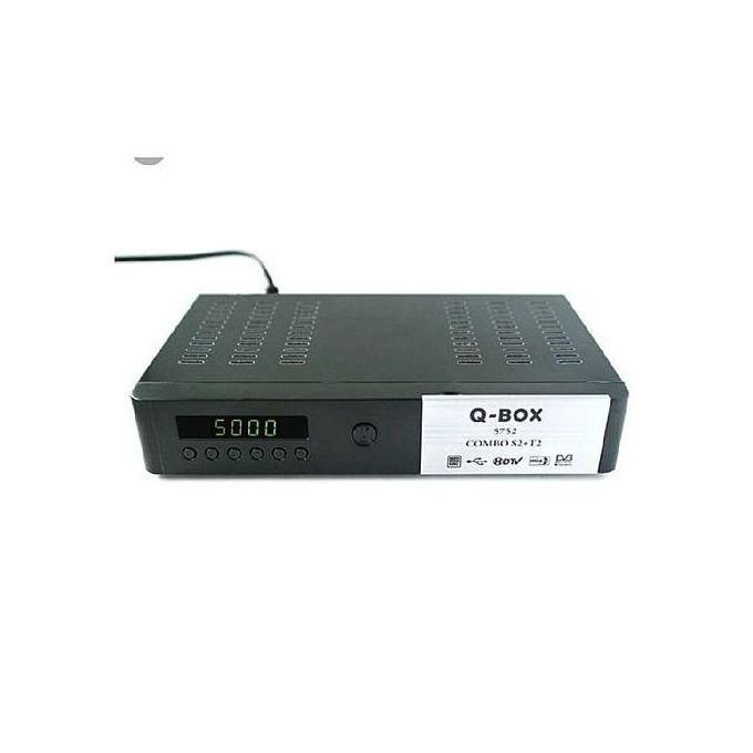 Shop Digital Q Box Combo Decoder Satellite et Top Box DVB S2+T2 Decoder ...