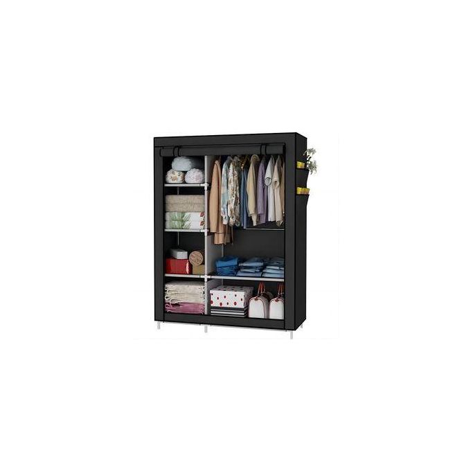 Shop White Label Canopy Wardrobe - Grey Online | Jumia Ghana