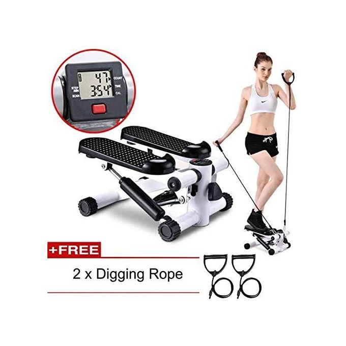 Shop Wellcare 3 in 1 Mini Stepper Exercise Machine With Resistance Band ...