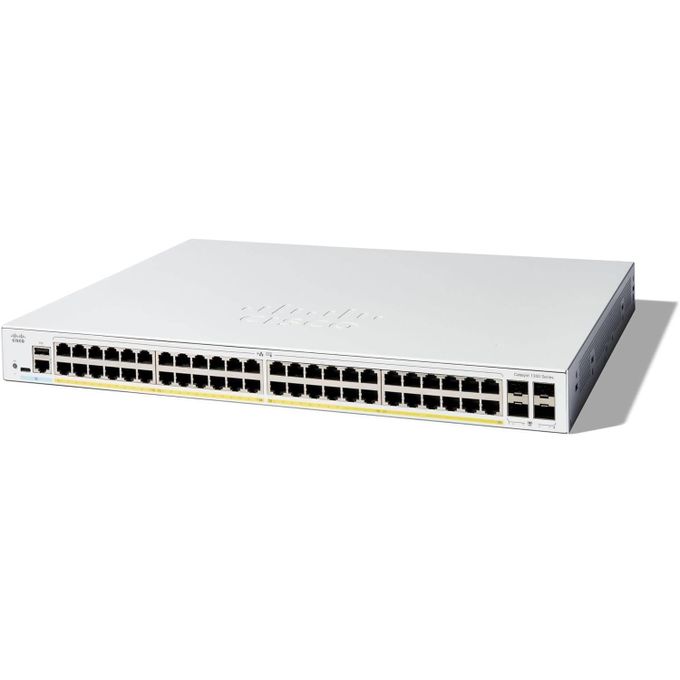Shop Cisco Catalyst 1300-48P-4X Managed Switch, 48 Port GE, PoE, 4x10GE ...