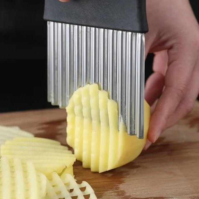 Shop Generic Stainless Steel Potato Chip Slicer Dough Vegetable Fruit ...