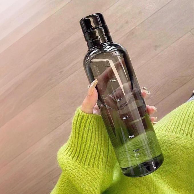 Shop ShebSheb 500ML Water Bottle with Time Markers, Plastic
