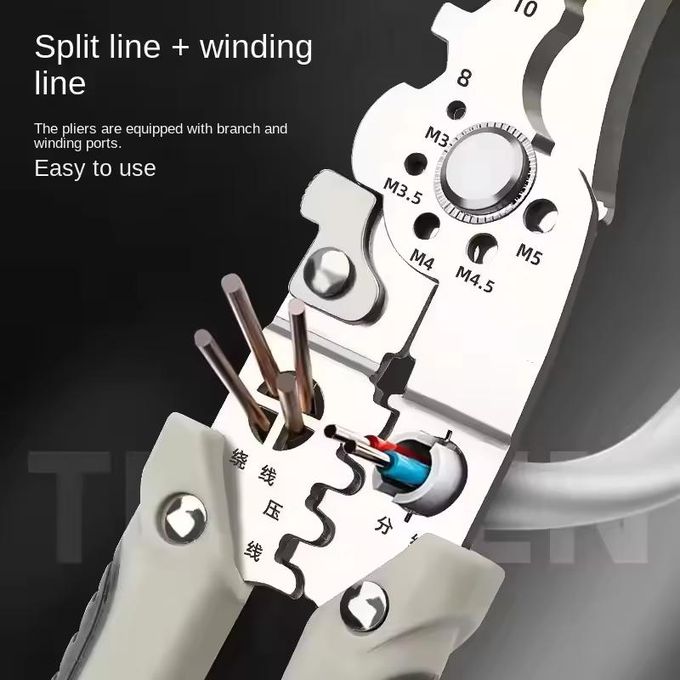 Shop Generic 21 in 1 Wire Stripping Pliers Bent Non Slip