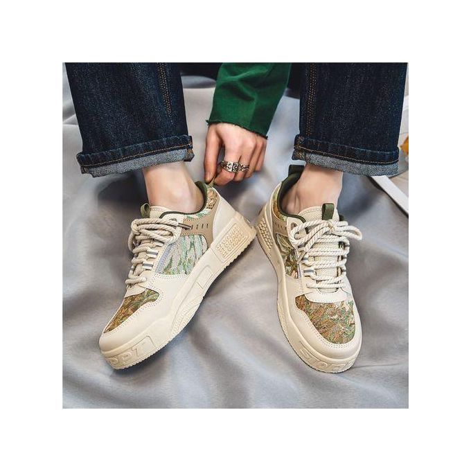 Shop ALagzi New Young Fashion Trendy Board Shoes - Beige Online | Jumia ...